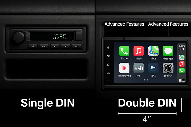 Single DIN vs Double DIN – Which One Fits Your Car? – Elite Auto Gear