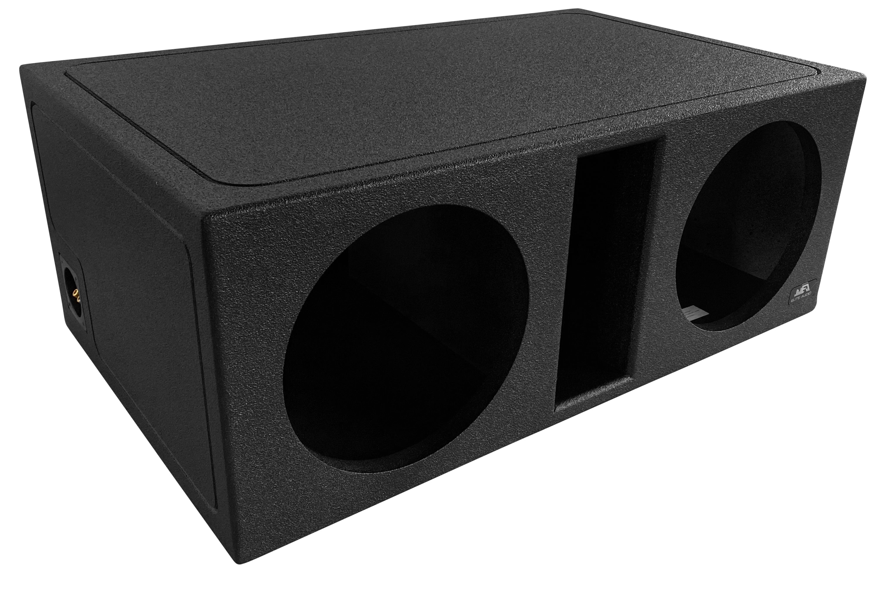 Elite Audio EBOX-BLVD12SPL | Dual 12" Subwoofer Enclosure – Bed Liner ...