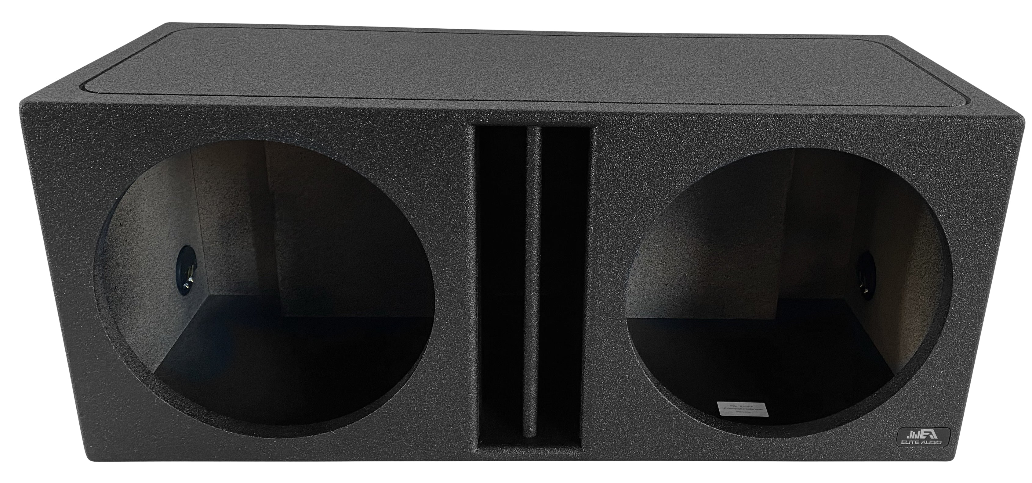 Elite Audio EBOX-BLVD15CP Center-Split Vented Dual 15” Subwoofer Enclo ...